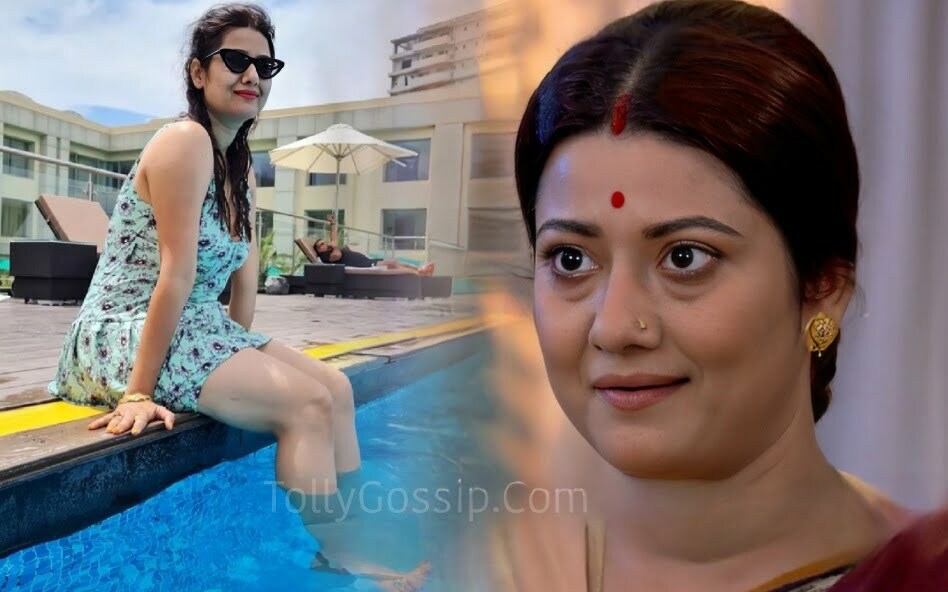 Moyna Banerjee: সিরিয়ালে সাদামাটা সুতির শাড়ি পরা রাগী আন্টি আর ...