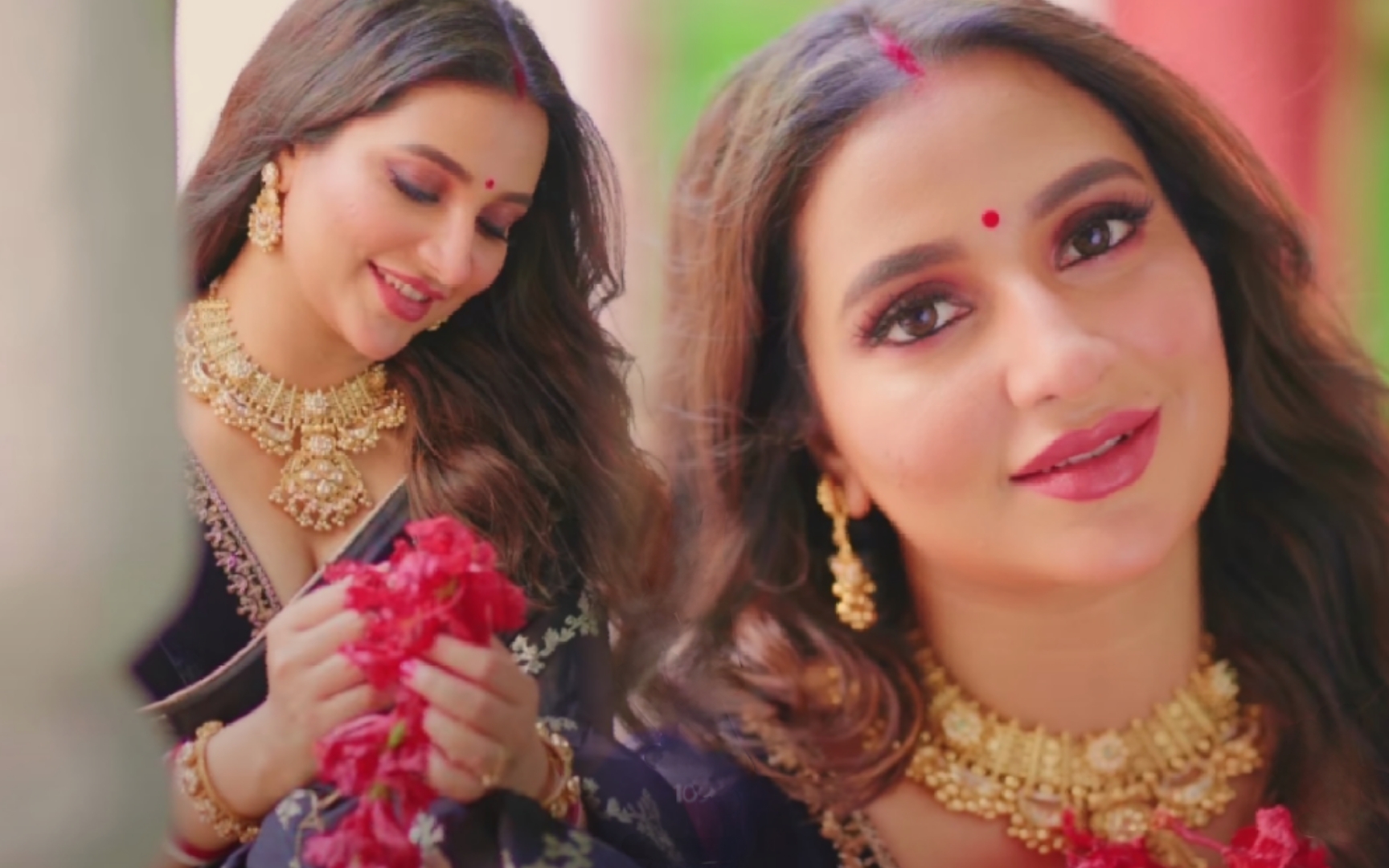 Subhashree Ganguly: শরীর দেখিয়ে কটাক্ষ নয়, এবার শাড়ির সঙ্গে রাঙা ...